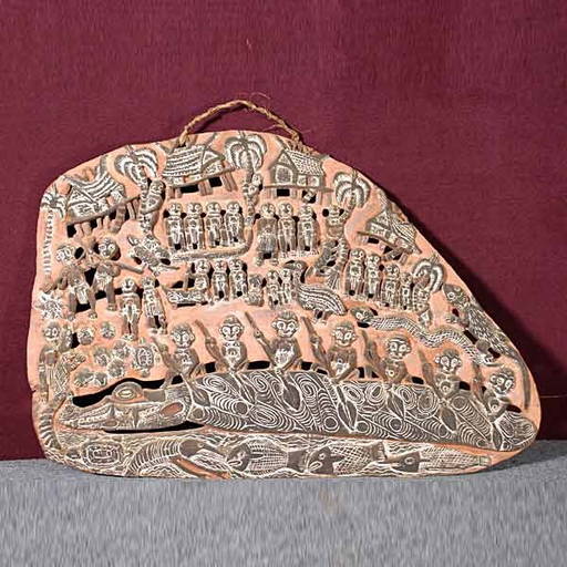 Large Chambri Lakes Story Board Papua New Guinea