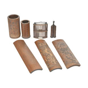 Group Of Chinese Cricket Containers