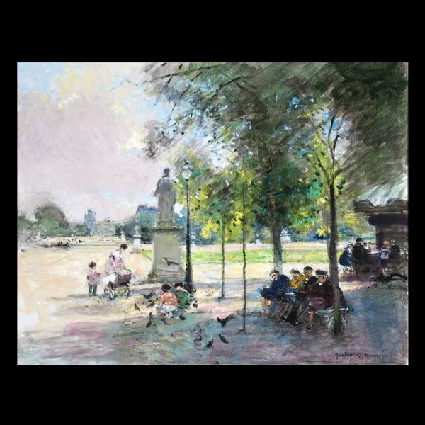 1023: Jules Rene Herve French modern impressionist art