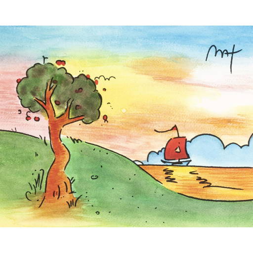 Peter Max, Painting of a boat sailing, watercolor - Jul 16, 2022 ...