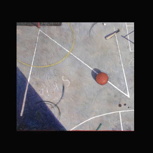 Chester Arnold "skids ..." Oil On Canvas