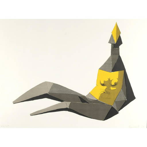 Lynn Russell Chadwick, Sitting Elektra, Lithograph