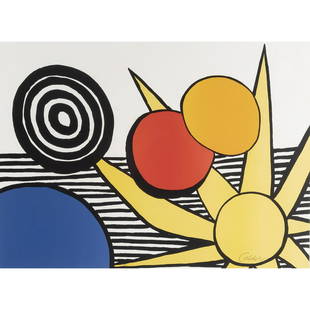 Alexander Calder, Untitled (sun With Planets)