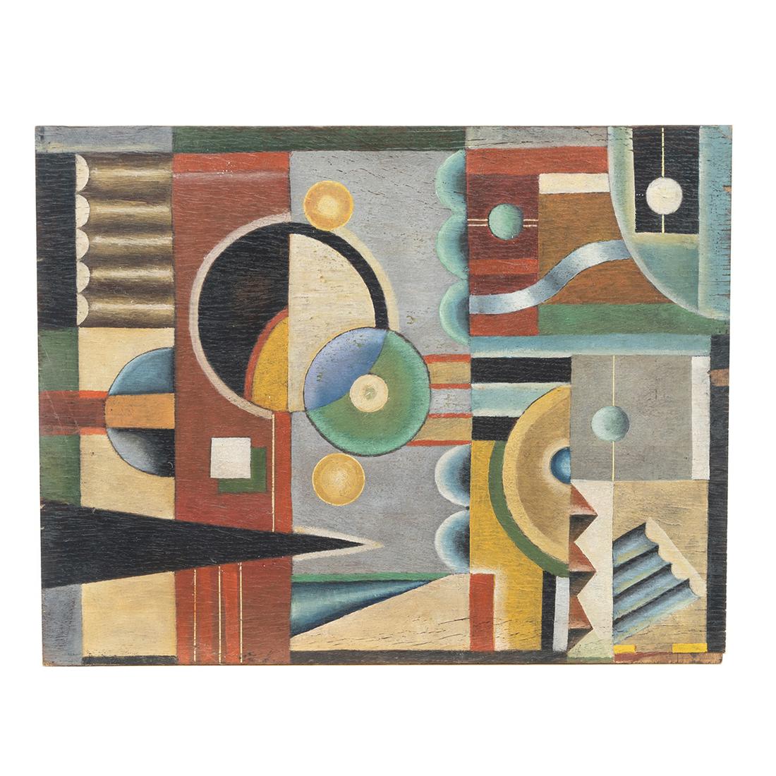 Nina Kogan, Superma, Oil On Wood Board