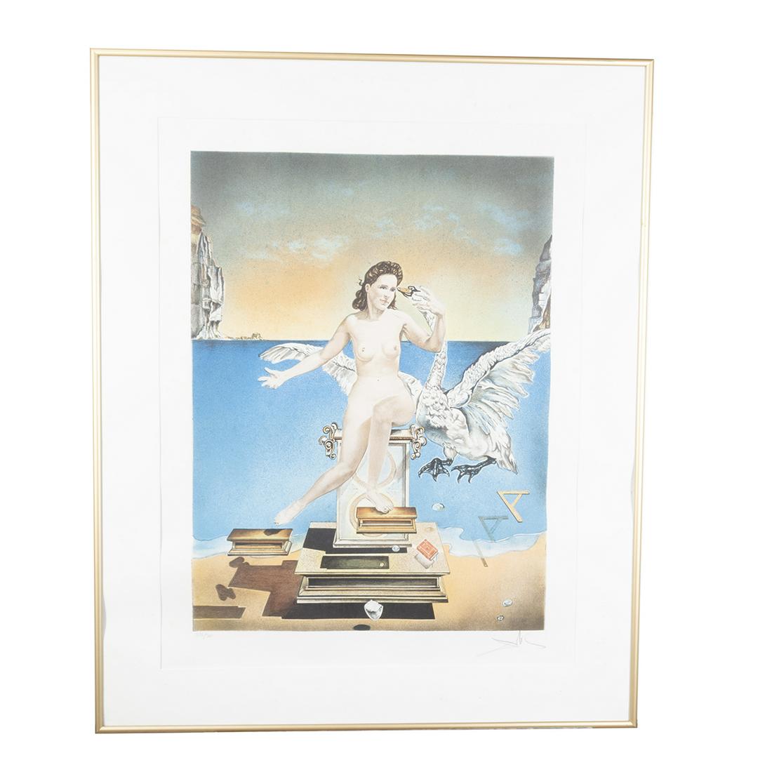Salvador Dali, Leda Atomica, Lithograph