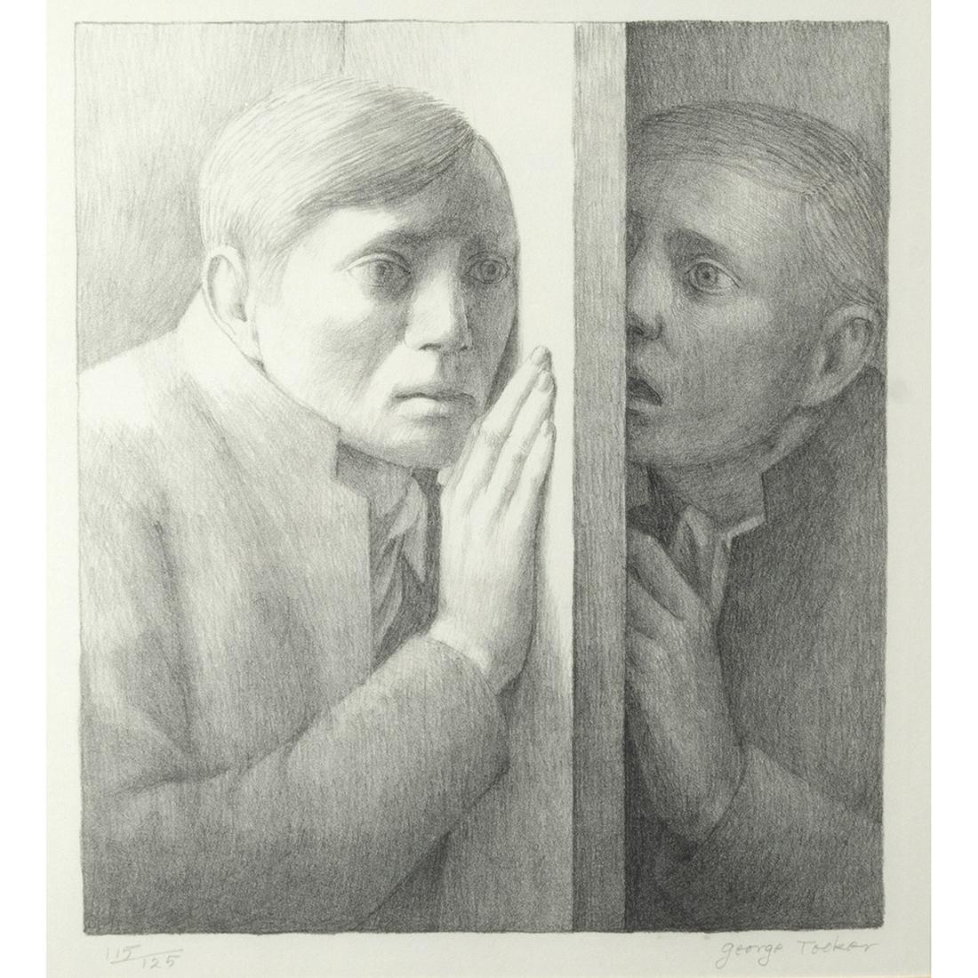 George Tooker, Voice, Lithograph