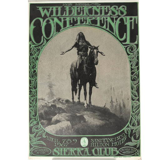 10th Biennial Wilderness Conference Sierra Club Poster