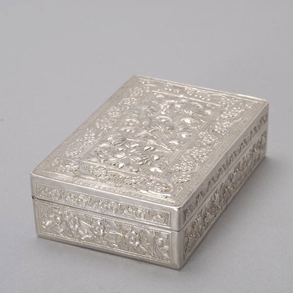 Chinese Export Silver Box