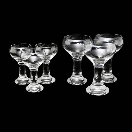 Modernist Rosenthal Crystal Stemware.