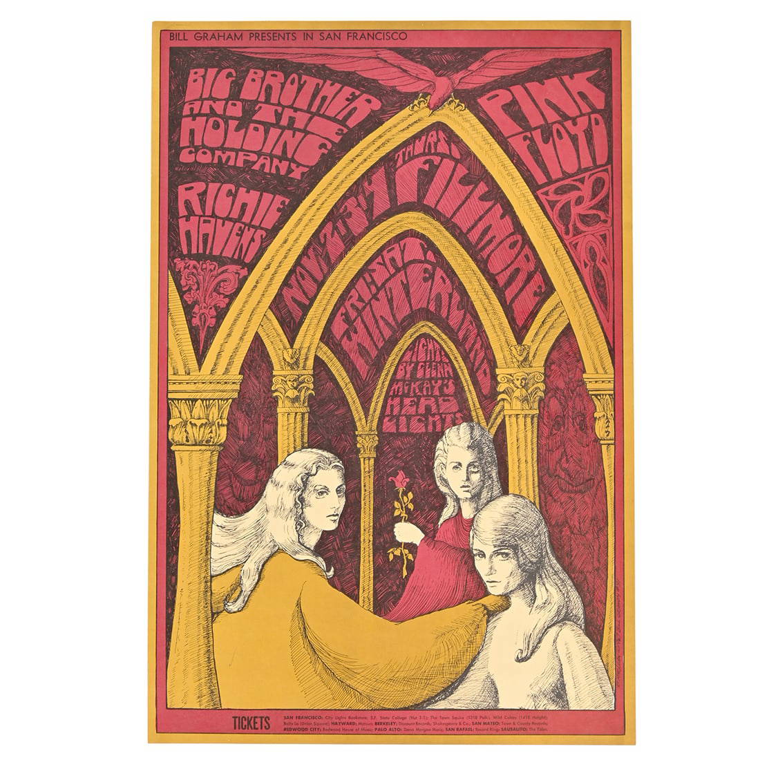 Bill Graham Winterland Bg-91 Concert Poster Auction