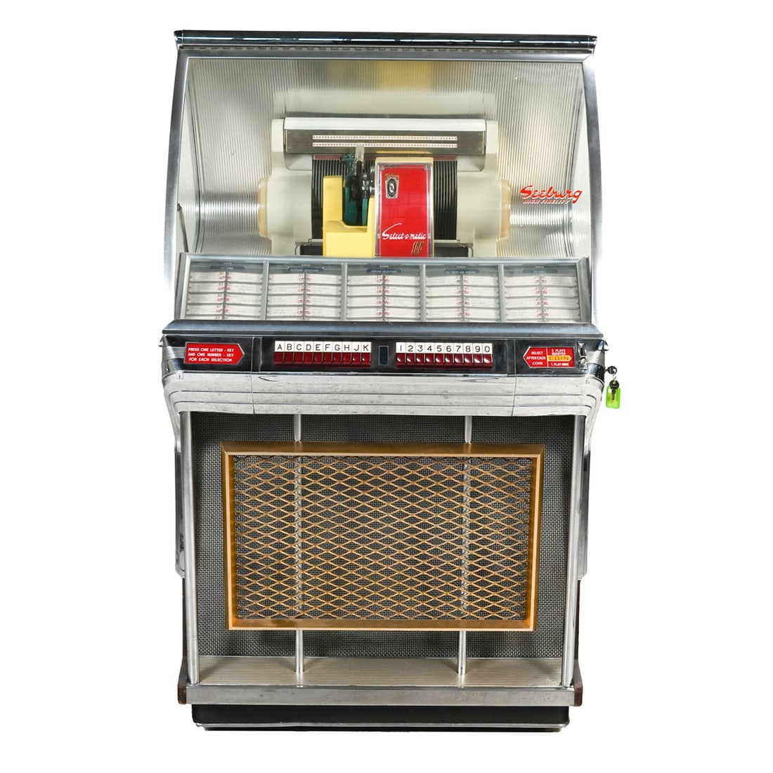 Seeburg Select-o-matic Hi Fidelity 100j Jukebox Auction
