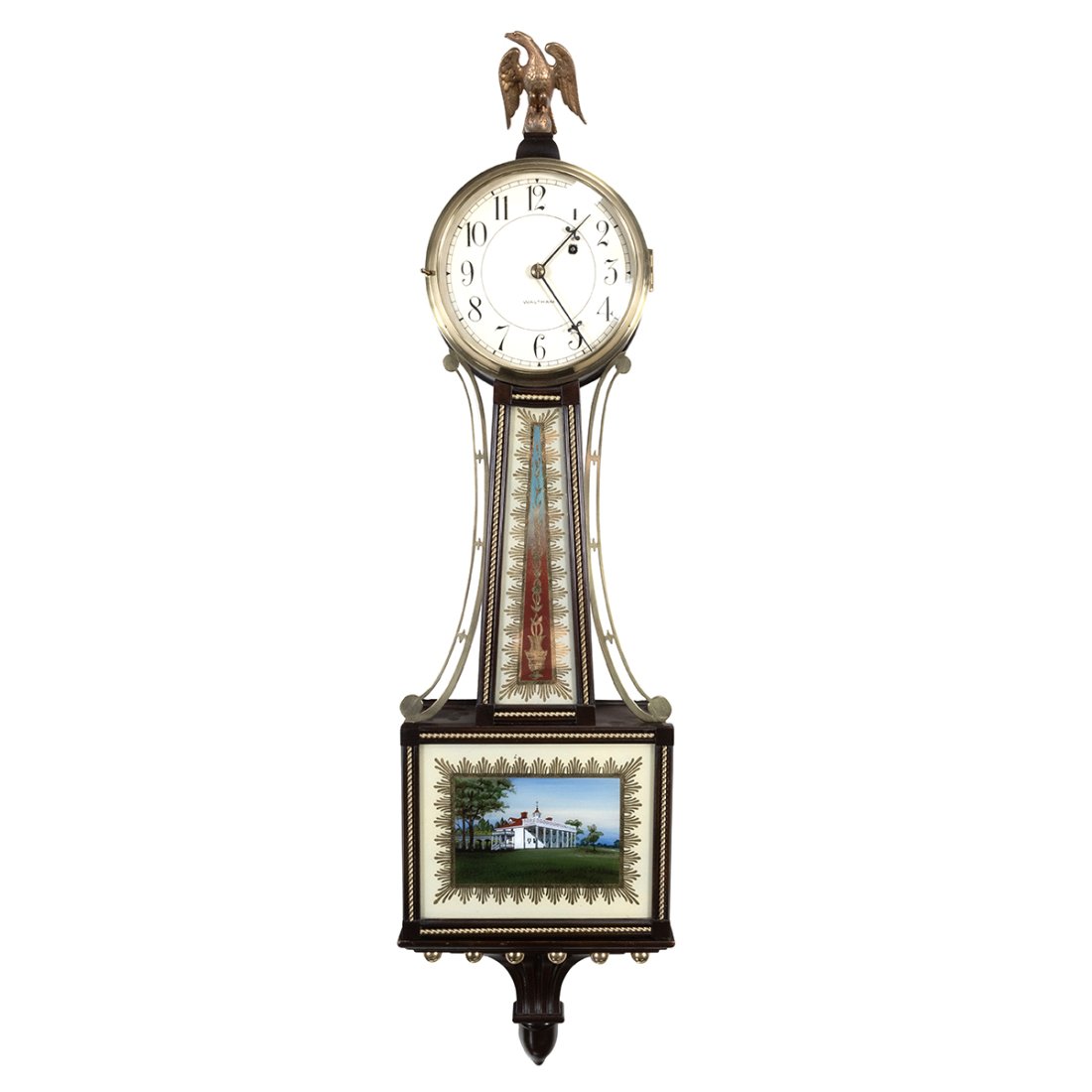 Waltham Clock Company Banjo Clock Auction
