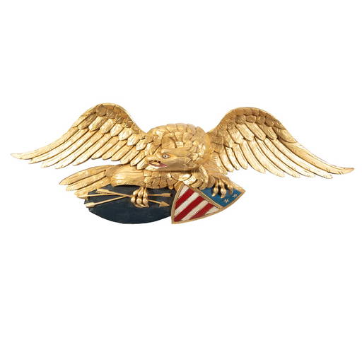 Willard Shepard Carved Gilt American Louisburg Eagle