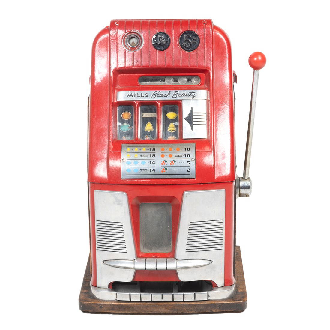 Vintage Mills Black Beauty Nickel Slot Machine Auction