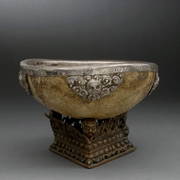 A Silver Mounted Ritual Skull Cup, Qing - Dec 11, 2012 | Michaan's ...