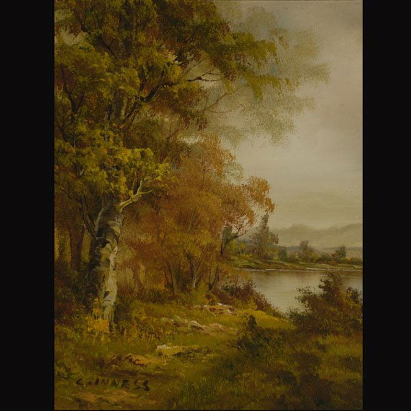 94: CLARA DAVIS INNESS "Autumn Landscape"