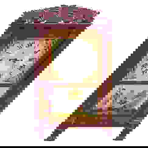 S. Clarke Salem Bridge Mahogany Shelf Clock Auction