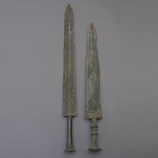 Two Bronze Swords, Warring States Period