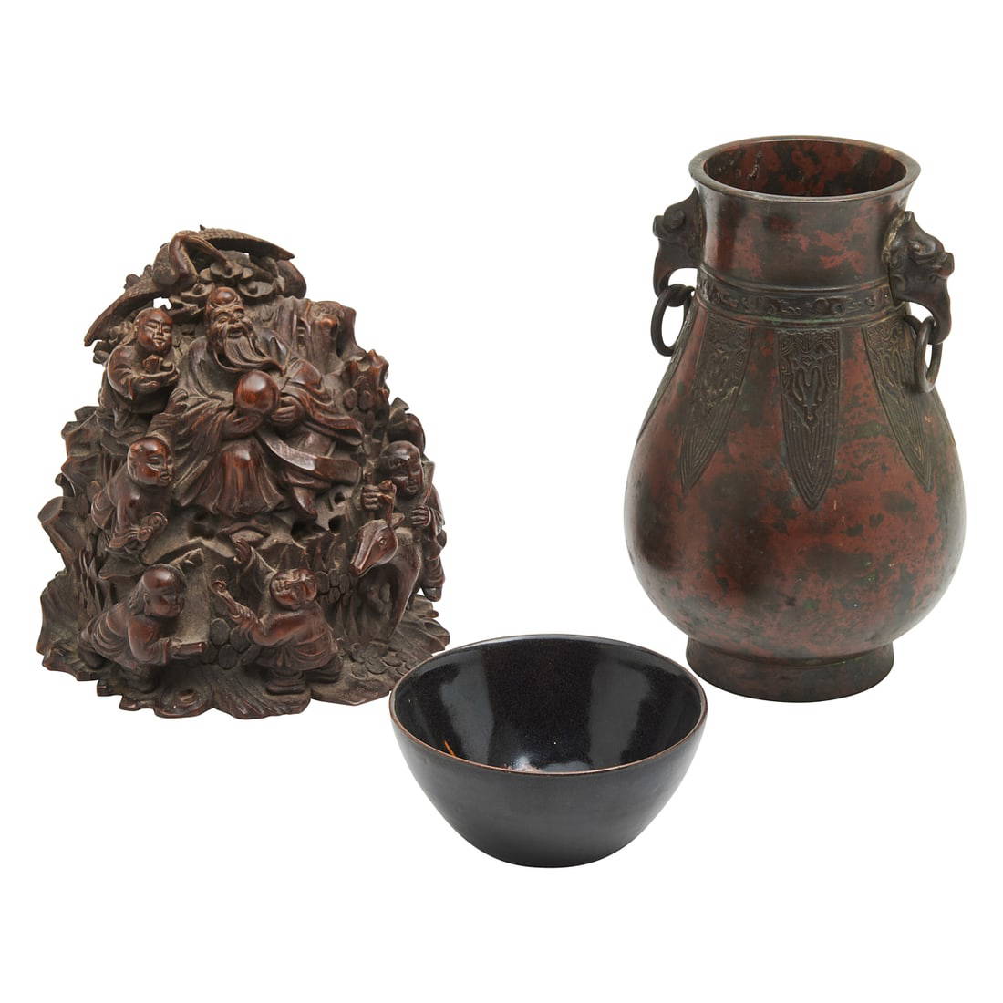 Chinese And Japanese Vessels And Carving Auction