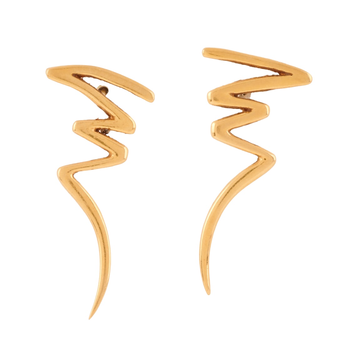 Pair Of Tiffany & Co. Paloma Picasso 18k Yellow Gold Earrings - Jul 18 ...