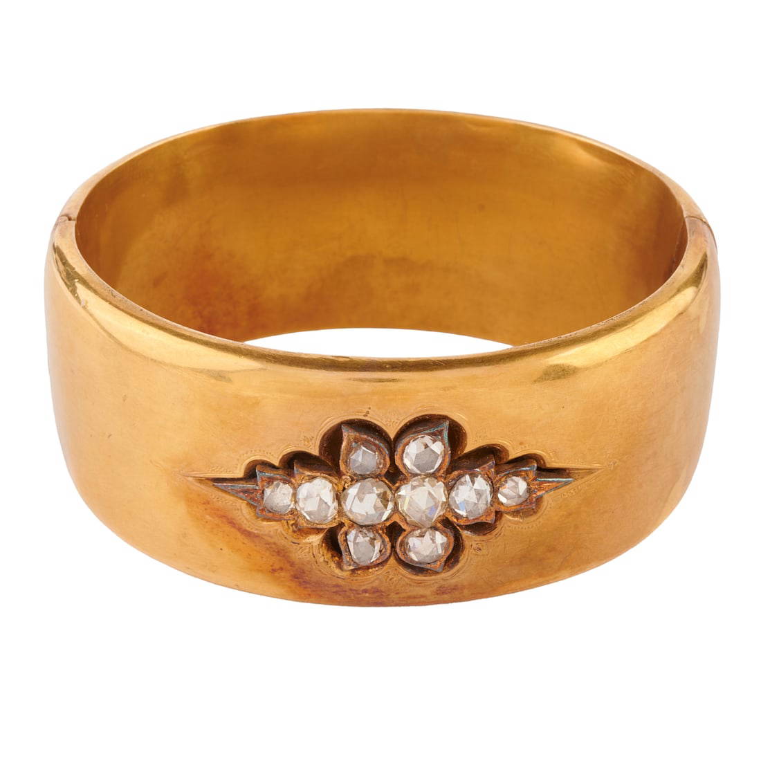 Antique Diamond, 18k Yellow Gold Bracelet - Jul 18, 2025 | Michaan's ...