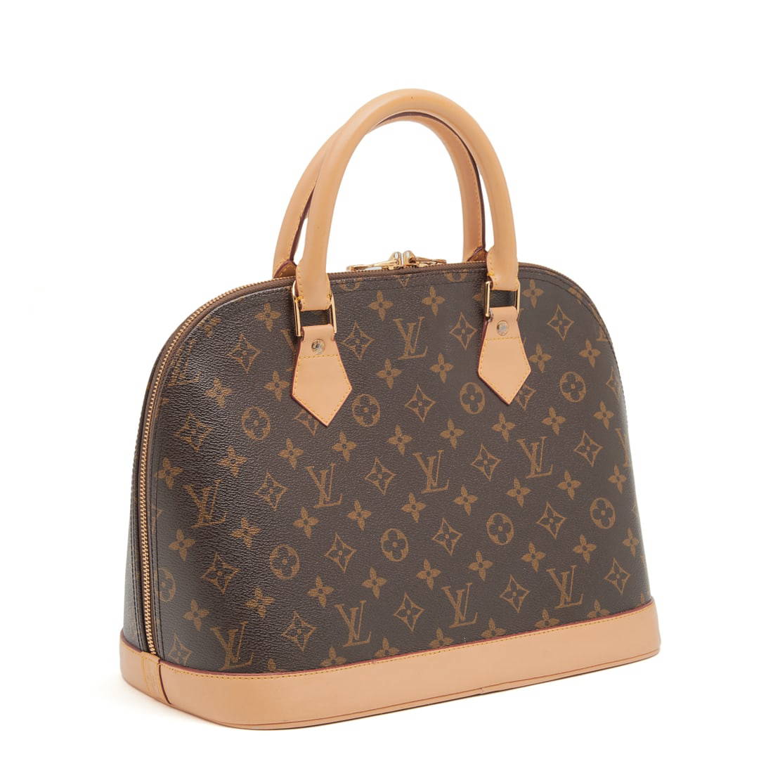 Louis Vuitton Alma Bb Monogram Leather Bag. Auction