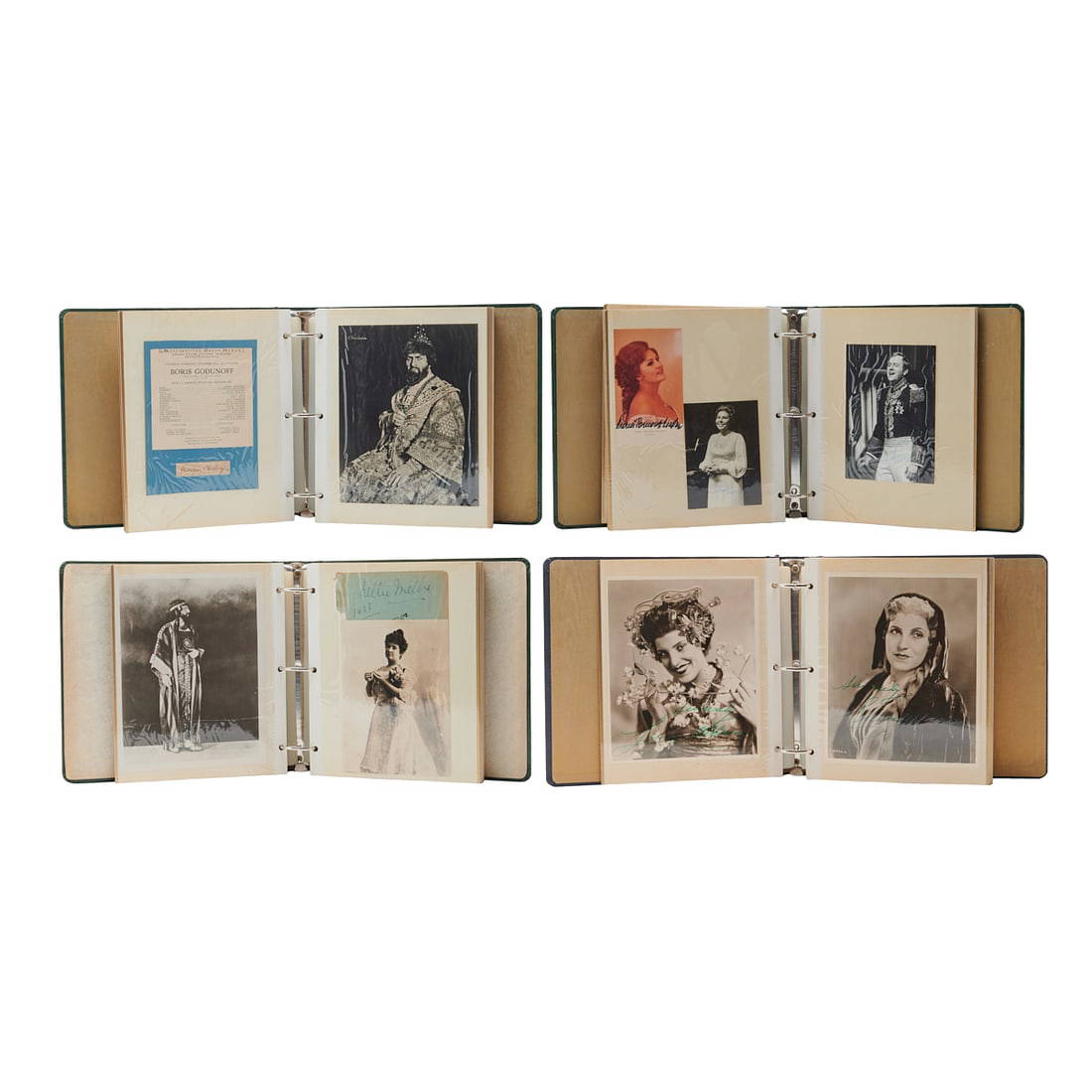 Four Binders Of Signed Opera Performer Photos Auction