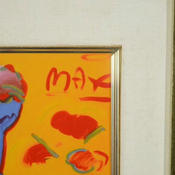 PETER MAX "Fan Dancer" Ceramic plaque - Apr 07, 2013 | Michaan's ...