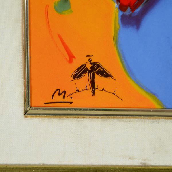 PETER MAX "Fan Dancer" Ceramic plaque - Apr 07, 2013 | Michaan's ...