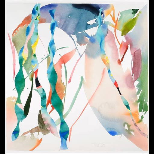 Painting, Abstract Watercolor By Peter Kitchell