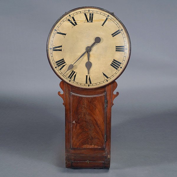 George III Mahogany Act of Parliament Clock