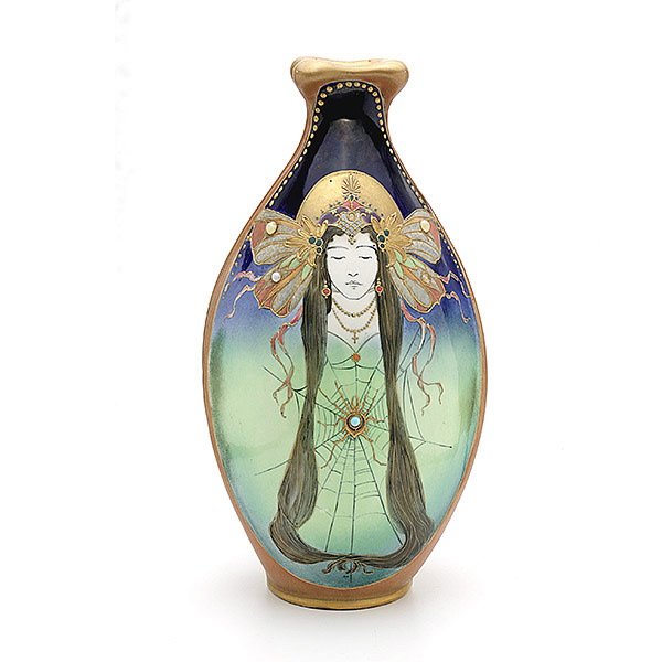 Vienna Amphora Turn Teplitz Fates Vase