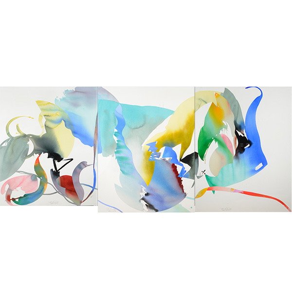 PETER KITCHELL Large Abstract Watercolor