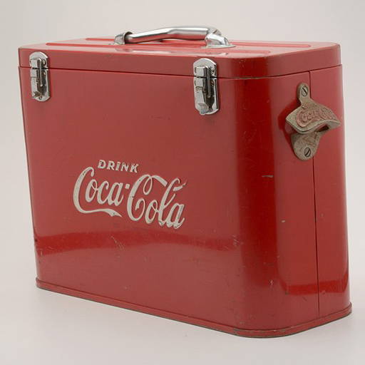 Raymond Loewy Designed Carry On Coca Cola Beverage