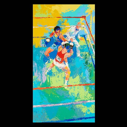 Leroy Neiman "olympic Boxing" Serigraph