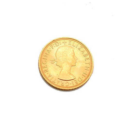 1958 Great Britain Sovereign Gold Coin.