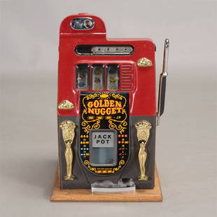 Mill’s 1948 Golden Nugget Quarter Slot Machine