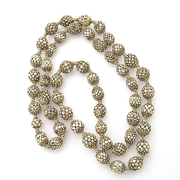 Collection of Three Ceylon Silver Necklaces.