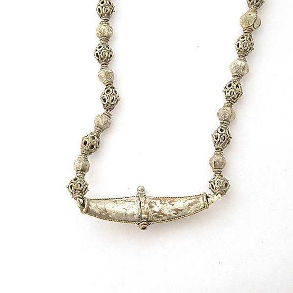 Collection of Three Ceylon Silver Necklaces.