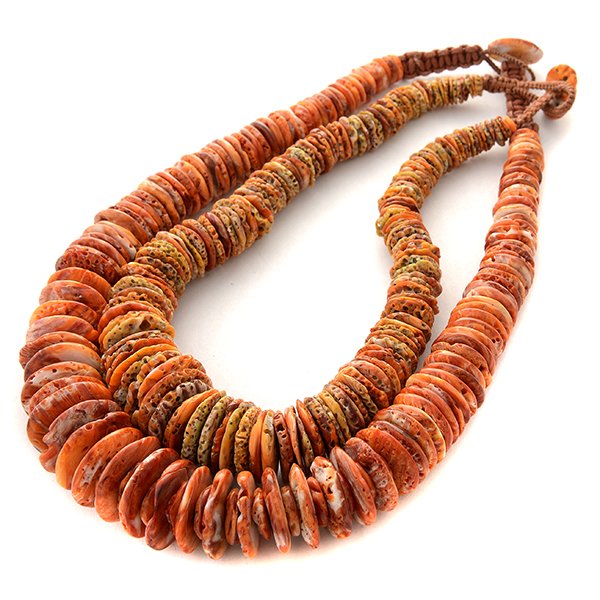 Spondylus Shell Bead Necklaces