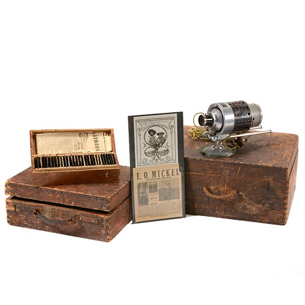 Victor Portable Stereopticon Project and Collection of