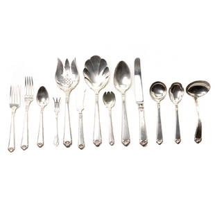 Foxhall Sterling Silver Flatware Set By Watson