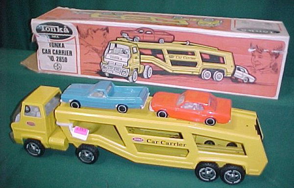 Tonka Auto Transport With Cars & Box