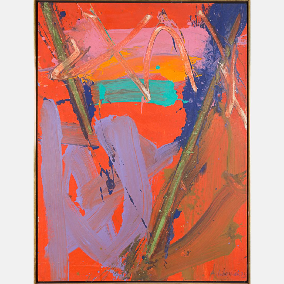 Alexander Liberman (1912-1999) Open Triad VIII, 1973,