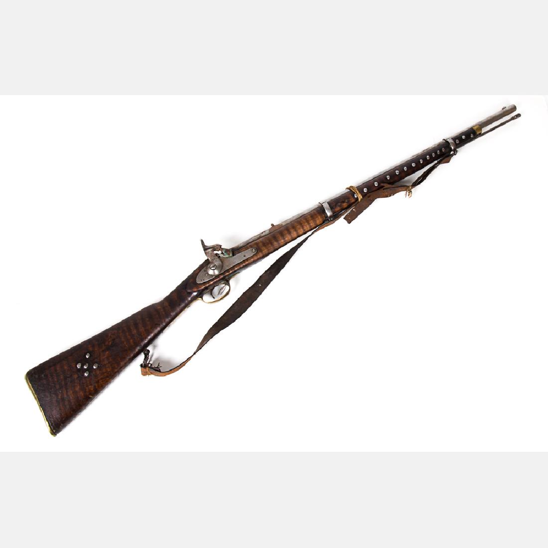 An Enfield 1871 Percussion Carbine Rifle, 19th Century,