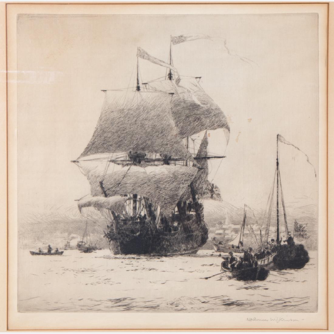 Norman Wilkinson (1878-1971) On the High Seas, Etching, - Nov 29, 2017 ...