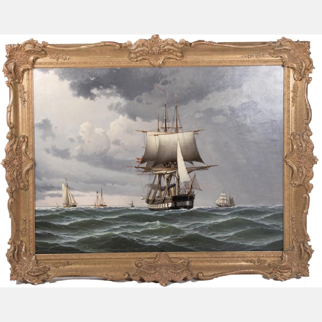 Siegfried Hass (1848-1908) Frigate Jylland in High - Feb 21, 2018 ...