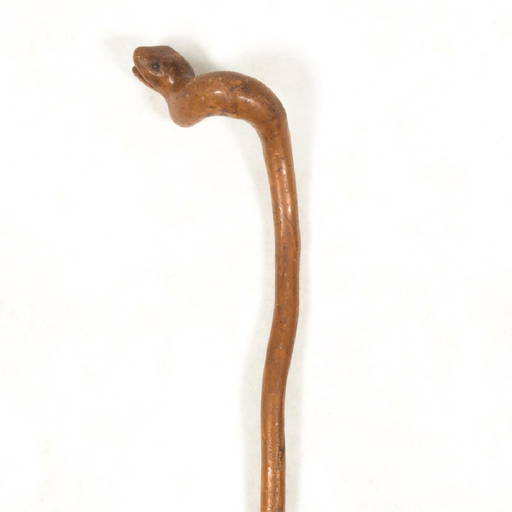 A Folk Art Carved and Painted Hardwood Snake Form Cane, - Feb 21, 2018 ...