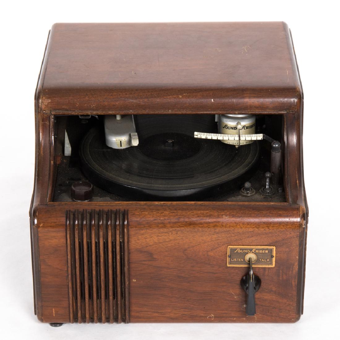 A Soundscriber 6in. Dictation Machine, 20th Century,