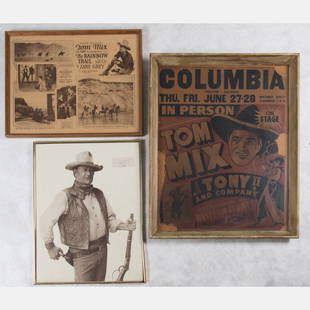 Tom Mix & Tony Rocking Horse.